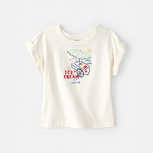 Click here for Toddler Girl Carters(R) Ice Cream On Boardwalk Tee prices
