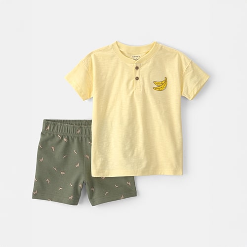 Click here for Carters Bananas Toddler Boys 2-pc. Short Set  2t... prices