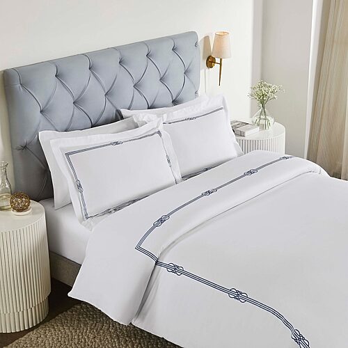 Click here for SUPERIOR Moonlawn Cotton Embroidered Floral Duvet... prices