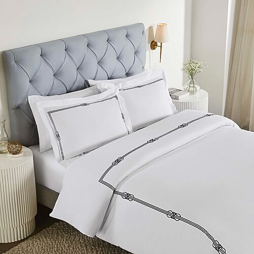 Click here for SUPERIOR Moonlawn Cotton Embroidered Floral Duvet... prices