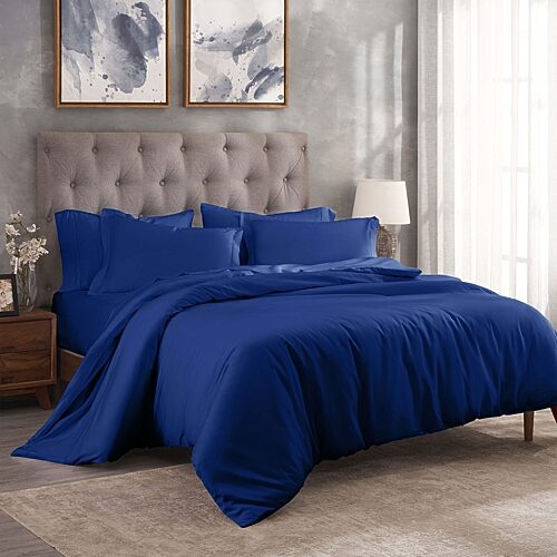 Click here for Superior 300TC Solid Wrinkle-Free Duvet Cover Set prices