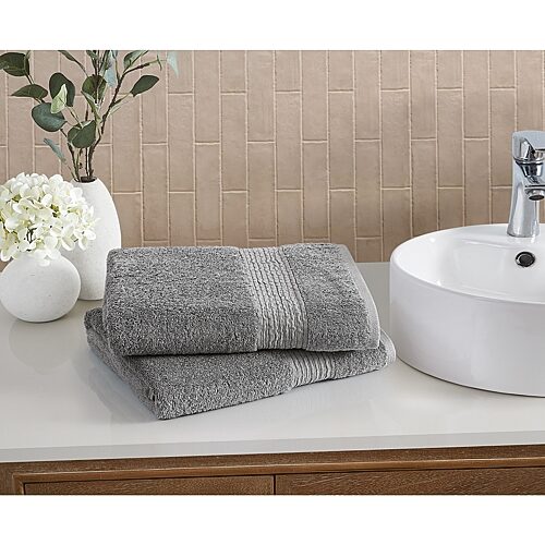 Click here for Cannon Cotton-Blend Bath Towel  40 x 65 - Gray prices