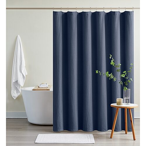 Click here for Cannon Heritage Cotton Waffle Shower Curtain  One... prices