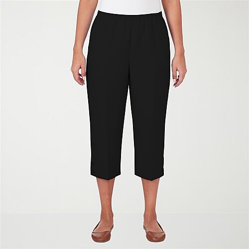 Click here for Alfred Dunner Classics Womens Straight Mid Rise Ca... prices