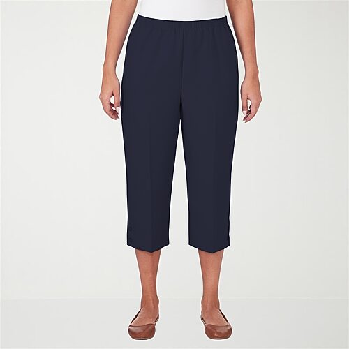 Click here for Alfred Dunner Classics Womens Straight Mid Rise Ca... prices