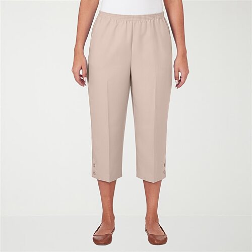 Click here for Alfred Dunner Classics Womens Straight Mid Rise Ca... prices