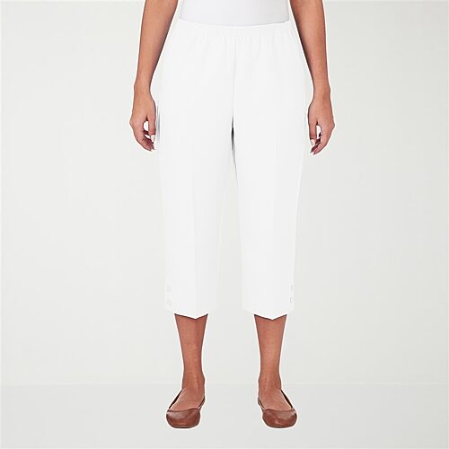 Click here for Alfred Dunner Classics Womens Straight Mid Rise Ca... prices