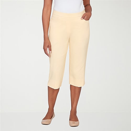 Click here for Alfred Dunner Classics Womens Stretch Fabric Strai... prices