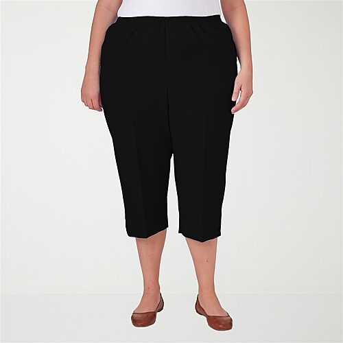 Click here for Alfred Dunner Classics Womens Plus Straight Mid Ri... prices