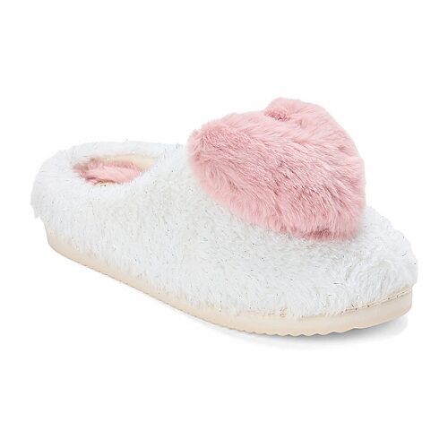 Click here for Dearfoams Rosie Furry Icon Womens Memory Foam Clog... prices