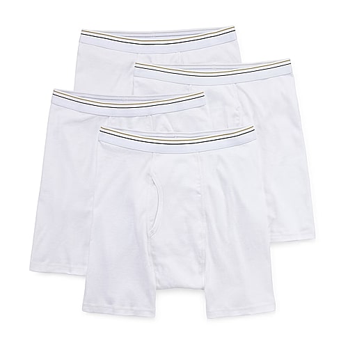 Click here for Stafford Cotton Mens 4 Pack Boxer Briefs 302866  X... prices