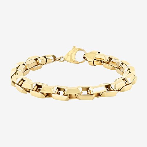 Click here for Mens Stainless Steel 9 Inch Link Bracelet  One Siz... prices