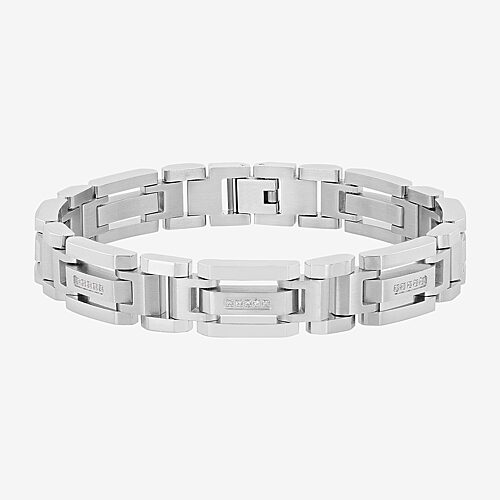 Click here for Stainless Steel 1/7 CT. T.W. Natural White Diamond... prices