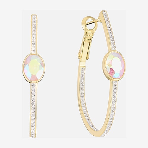 Click here for Sparkle Allure Womens Multi Color Crystal 14K Gold... prices