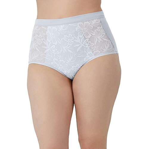 Click here for Bali Womens Breathe Lace High-Rise Brief Underwear... prices
