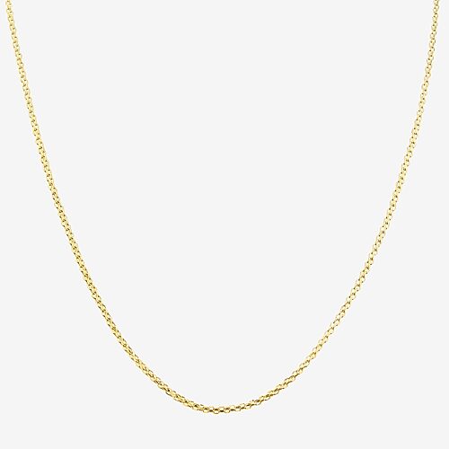 Click here for Womens 10K Gold 20 Inch Link Chain Necklace  One S... prices