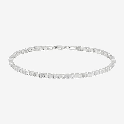 Click here for Mens Sterling Silver 8 1/2 Inch Solid Box Chain Br... prices