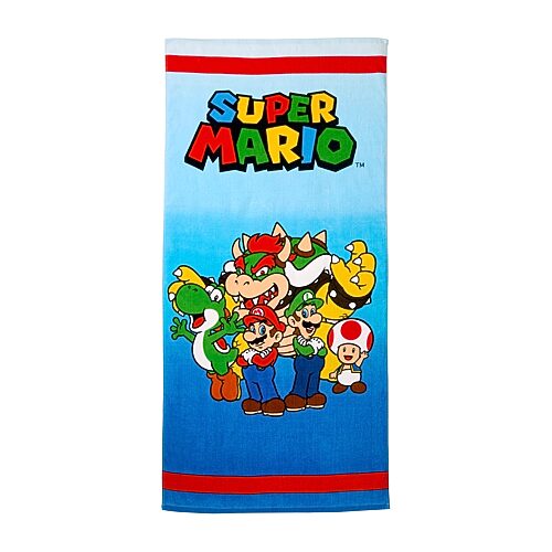 Click here for Super Mario Bowser Blues Beach Towel  One Size  Bl... prices
