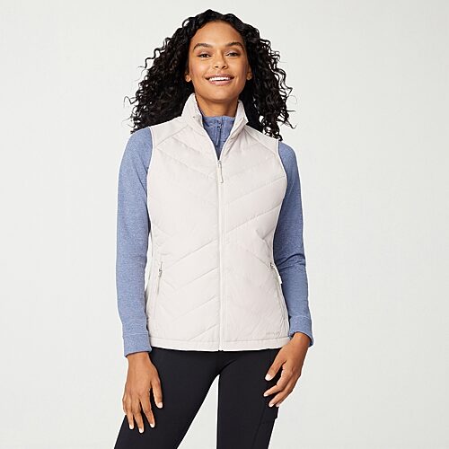 Click here for Free Country Lightweight Quilted Vest  Medium  Bei... prices