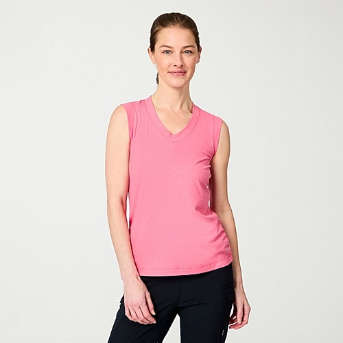 Click here for Free Country Womens V Neck Sleeveless Tank Top  X-... prices