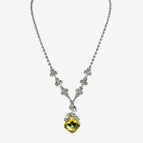 Click here for Bijoux Bar Gold Tone Womens Yellow 18 Inch Stateme... prices