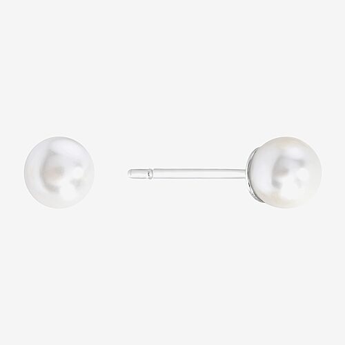 Click here for Sparkle Allure White Simulated Pearl 10mm Round St... prices