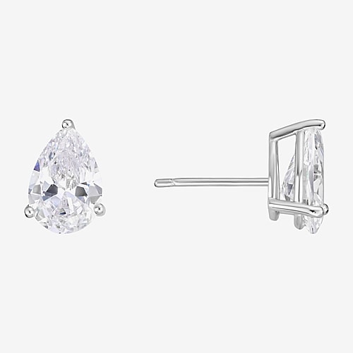 Click here for Sparkle Allure Cubic Zirconia 10mm Pear Stud Earri... prices