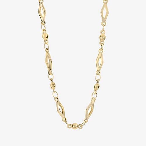 Click here for Silver Reflections Womens 14K Gold Over Brass 16 I... prices