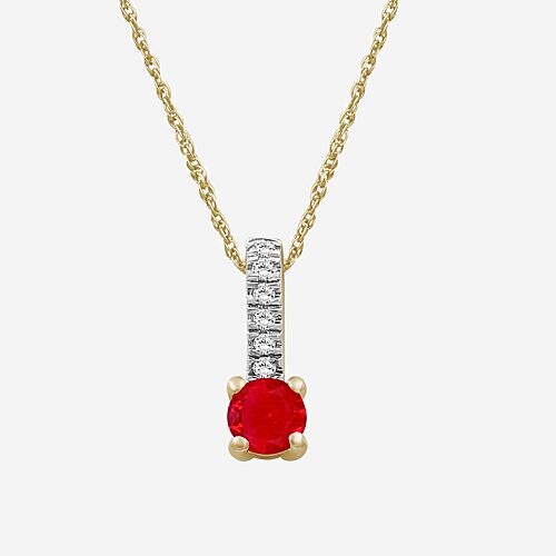 Click here for Womens Diamond Accent Gemstone 10K Gold 18 Inch Pe... prices