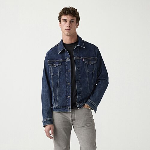 Click here for Levis Mens Denim Midweight Jacket  Large  Blue prices