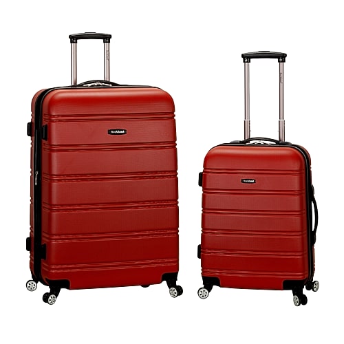 Click here for Rockland 2-Pc. Hardside Luggage Set - Red prices