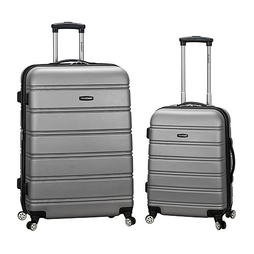 Click here for Rockland 2-Pc. Hardside Luggage Set - Silver prices