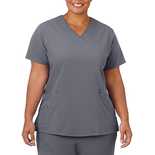 Click here for Jockey 2206 Womens Plus V Neck Short Sleeve Scrub... prices