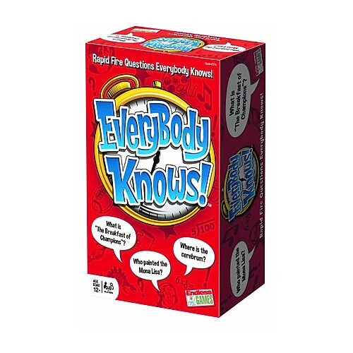 Click here for Endless Games Everybody Knows Card Game  One Size... prices