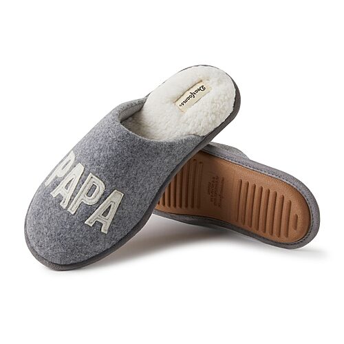 Click here for Dearfoams Mens Carson Papa Bear Dad Scuff Slipper... prices