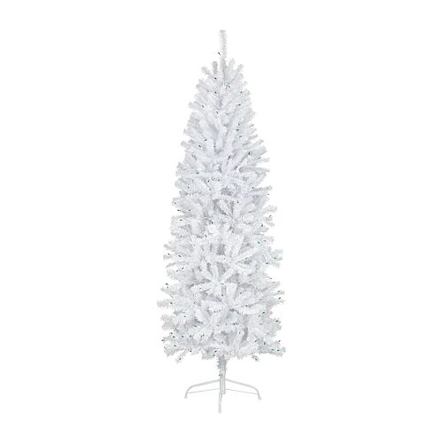 Click here for Northlight Slim Geneva White Spruce Artificial Gre... prices