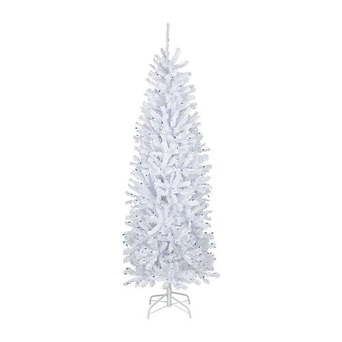 Click here for Northlight Slim Geneva White Spruce Artificial Blu... prices