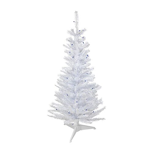Click here for Northlight Woodbury White Slim Artificial Blue Lig... prices
