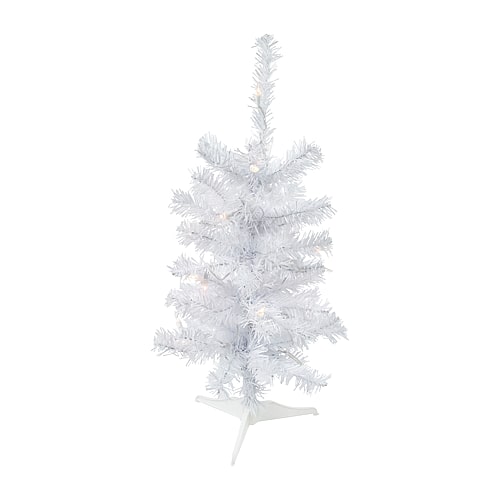 Click here for Northlight Woodbury White Slim Artificial Clear Li... prices