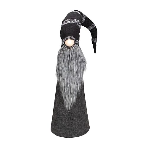 Click here for Northlight 37in Led Lighted Black And Gray Knit Ch... prices