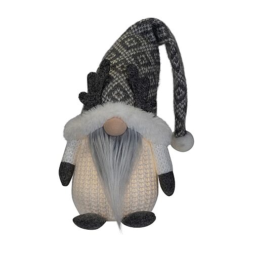 Click here for Northlight 9in Lighted Gray And White Christmas Ta... prices