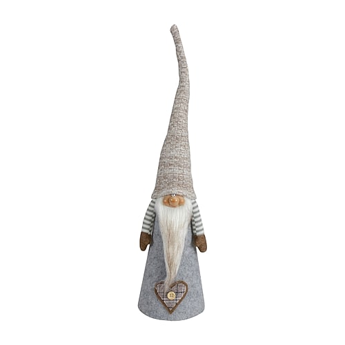 Click here for Northlight 21in Gray And Beige Cone Boy Christmas... prices