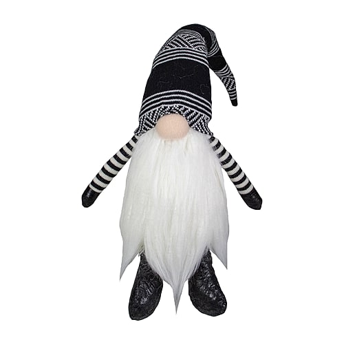 Click here for Northlight 28in Black And White Plush Tabletop Chr... prices