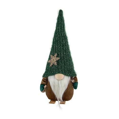Click here for Northlight 12.5in Skiing With Green Knit Hat Chris... prices
