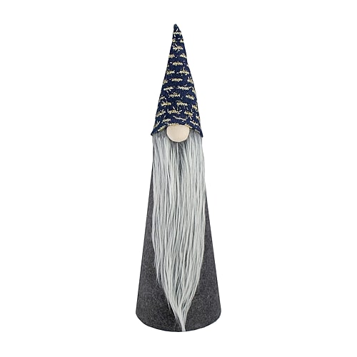 Click here for Northlight 20in Gray And Blue Cone Christmas Table... prices