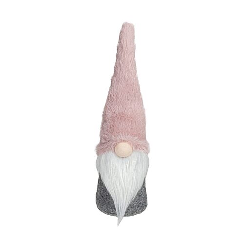 Click here for Northlight 11in Pink And Gray Standing Christmas D... prices