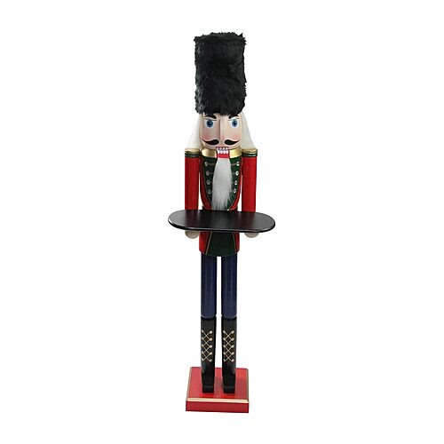Click here for Northlight 48.25in Red And Black Butler With Tray... prices