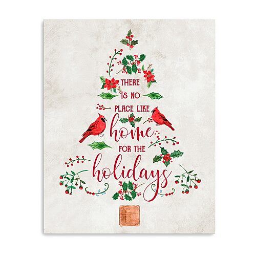 Click here for Lumaprints Home For The Holidays Tree Canvas Art... prices