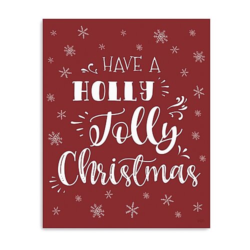 Click here for Lumaprints Holly Jolly Christmas Canvas Art  One S... prices