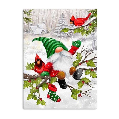 Click here for Lumaprints Gnome On Branch Canvas Art  One Size  W... prices